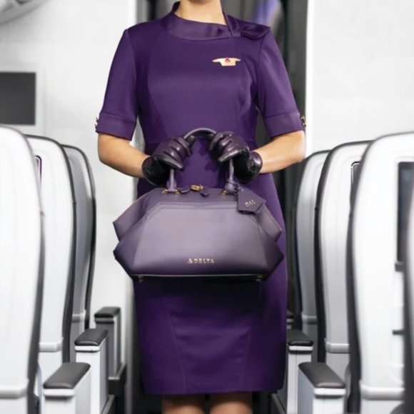 Zac Posen | Dresses | Delta Airlines X Zax Posen Rare Plum Flight ...